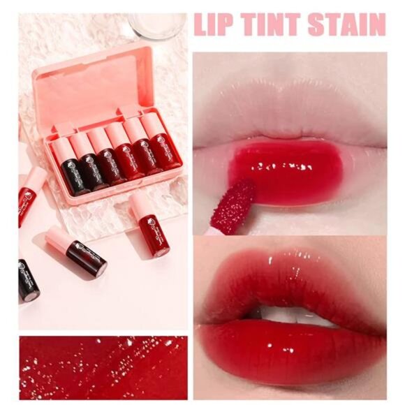 Makeup | 6 Colors Lip Tint Stain Set Korean Velvet Watery Lip Stain ...